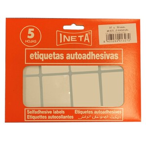 INETA Etiquetes adhesives blanques 37 x 50 mm - BonpreuEsclat online ...