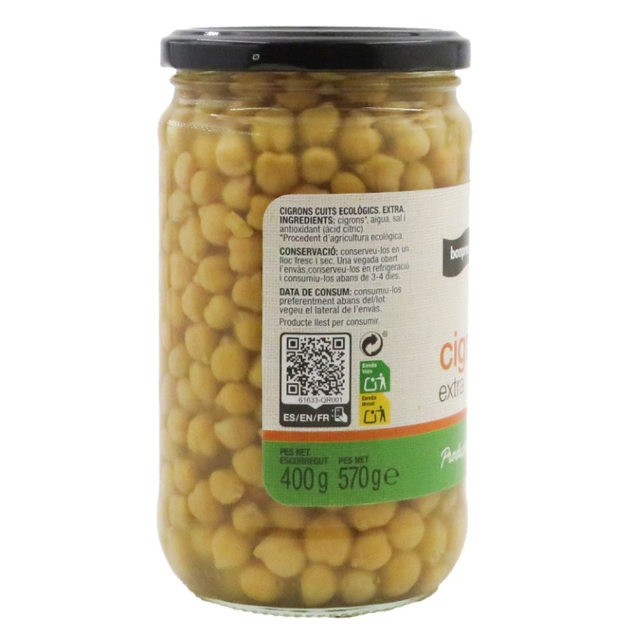 BONPREU Cigrons ecològics extra - BonpreuEsclat online - Productes ...