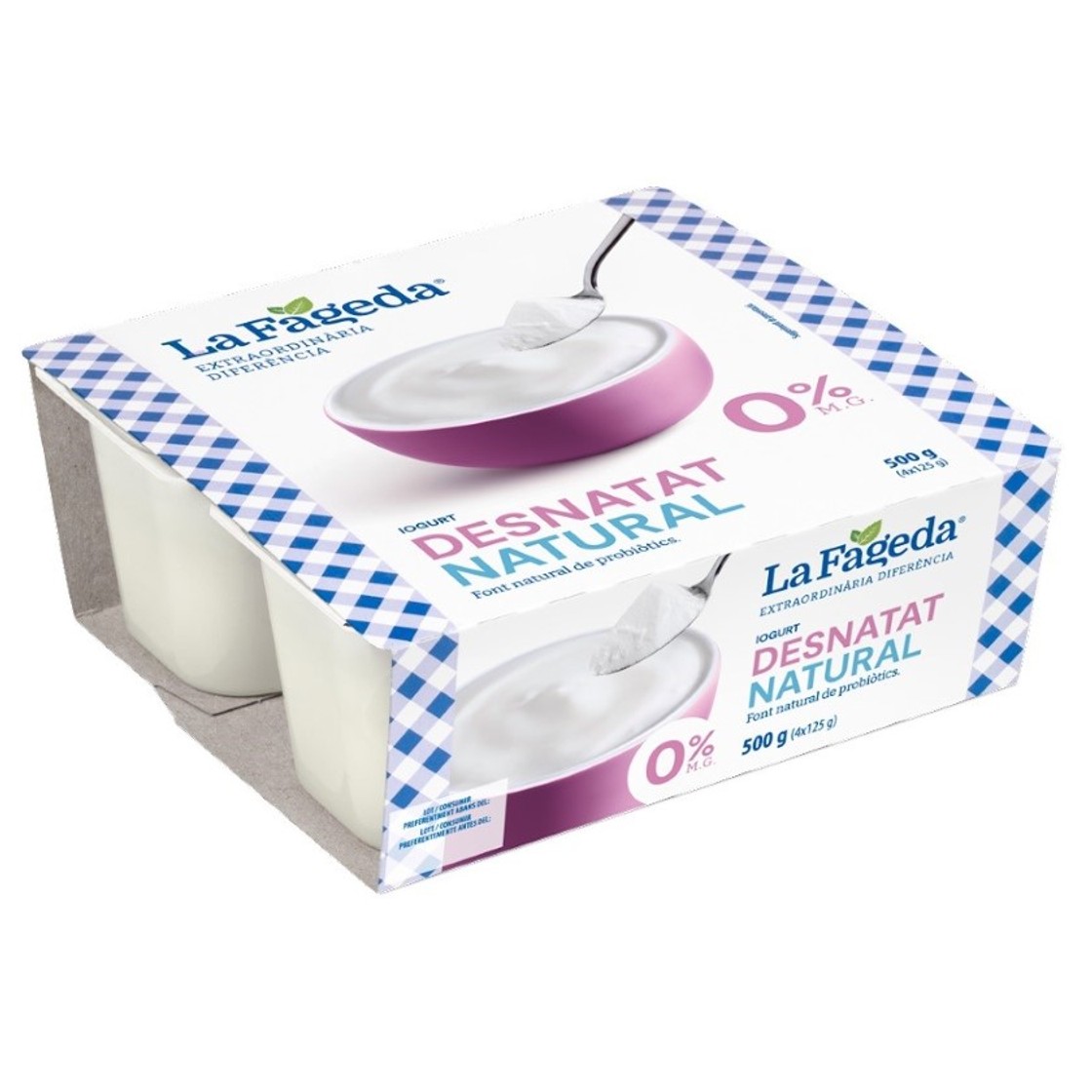 LA FAGEDA Iogurt natural desnatat - BonpreuEsclat online - Productes ...