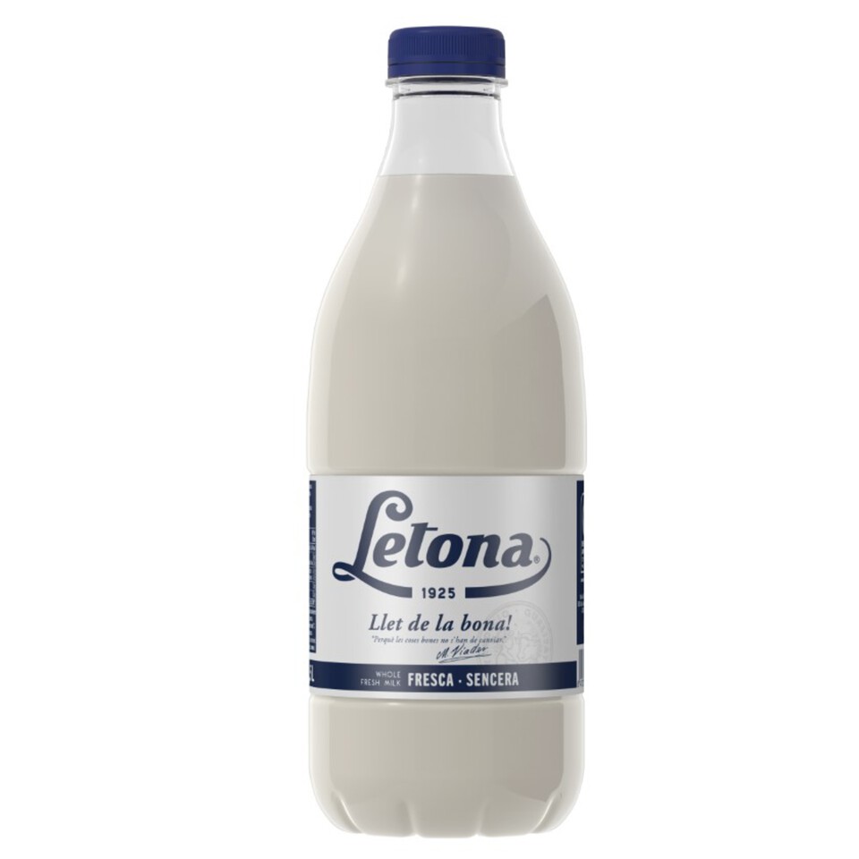 LETONA Llet fresca sencera en ampolla - BonpreuEsclat online ...