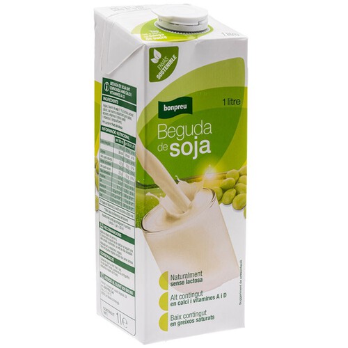 BONPREU Beguda de soja en cartró - BonpreuEsclat online - Productes ...