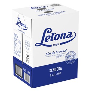 LETONA Llet sencera 6x1L en cartró - BonpreuEsclat online - Productes ...