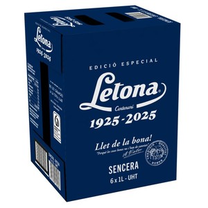 LETONA Llet sencera 6x1L en cartró - BonpreuEsclat online - Productes ...
