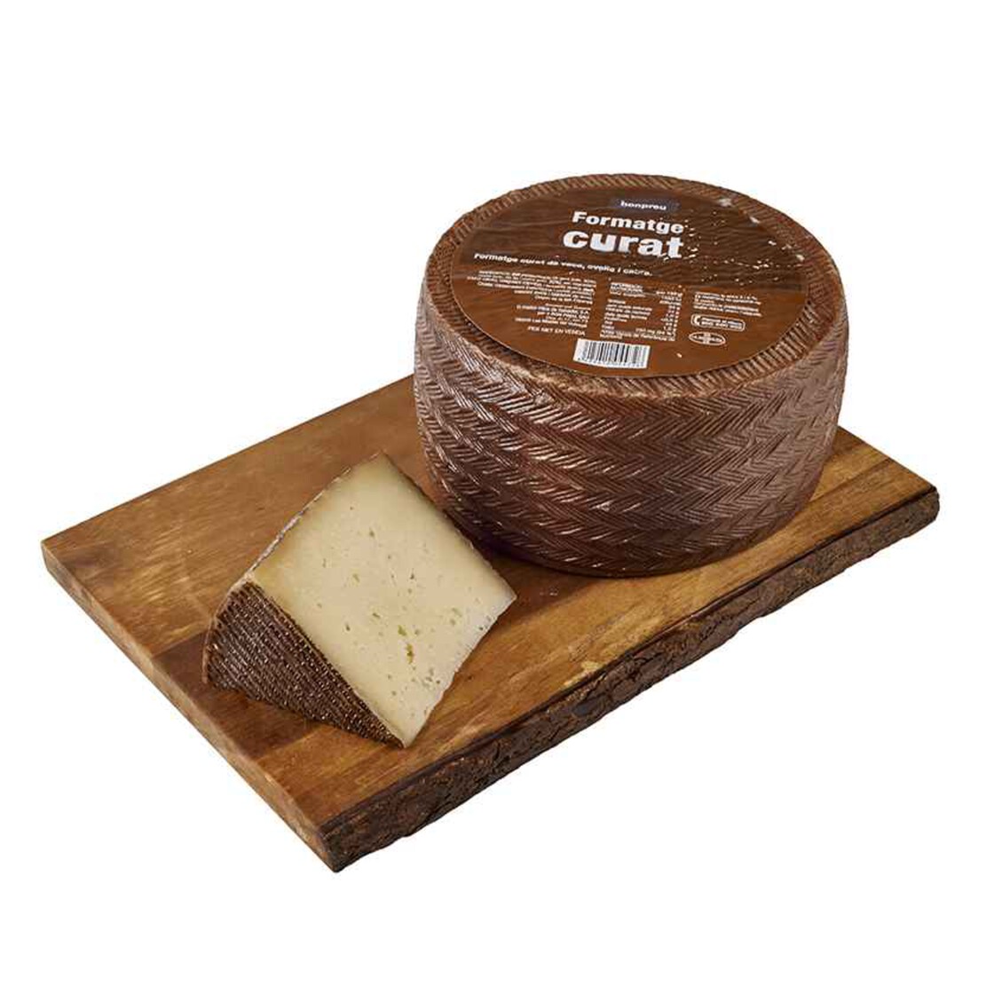 BONPREU Formatge curat al tall en porció - BonpreuEsclat online ...